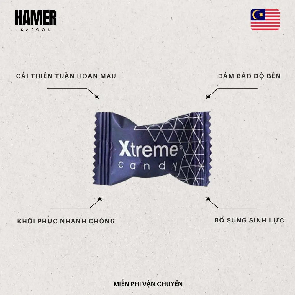 Mua Lẻ 1 Viên Kẹo Sâm Xtreme Candy - Chính Hãng